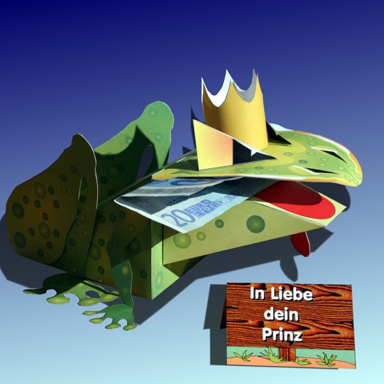 Geldgeschenke Frosch | Designerspiele
